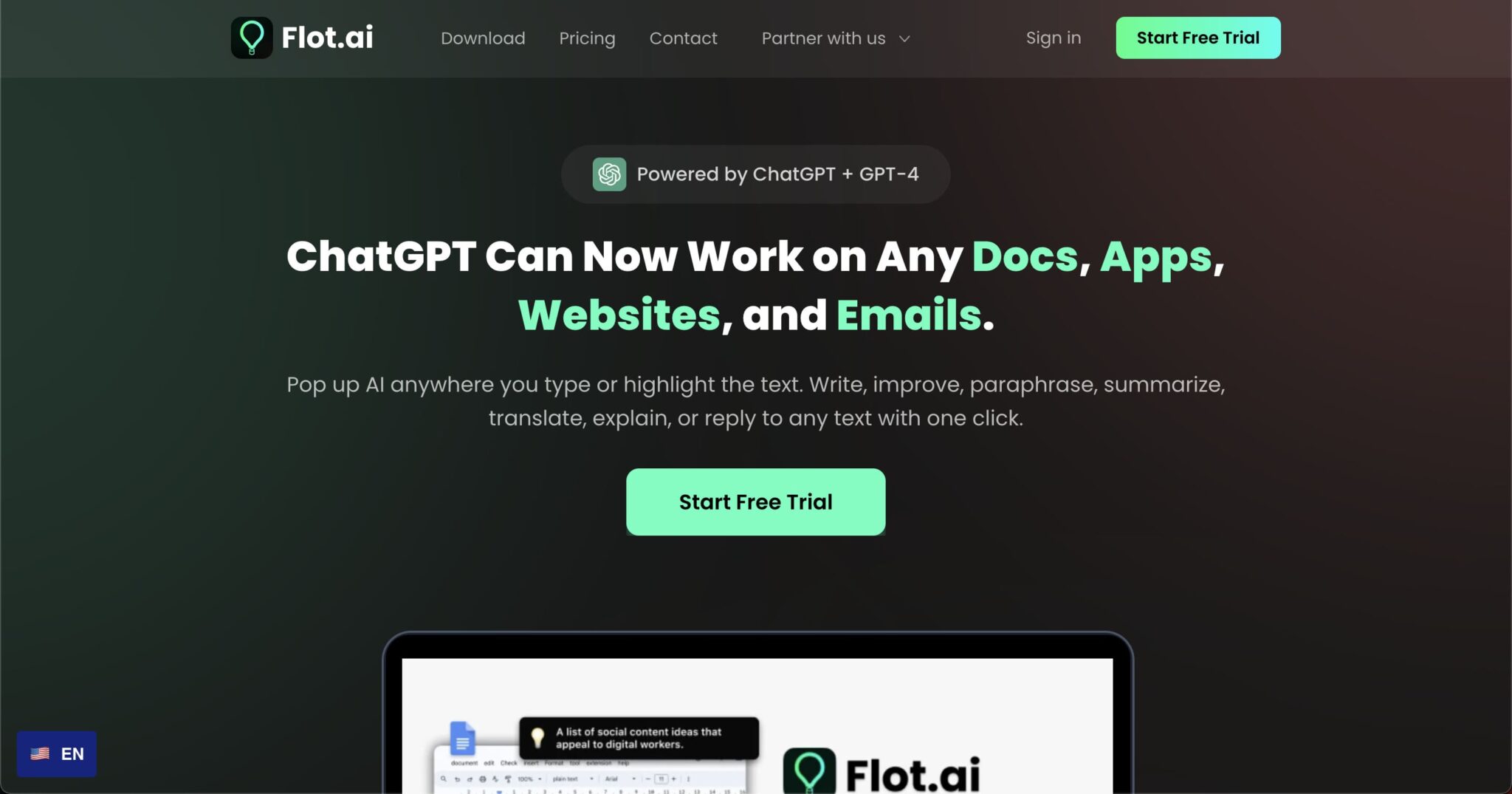 【AIアシスタント】Flot.aiの使い方や評判、登録方法を徹底レビュー！GPT4を搭載した生成ツール - AIオタクLABO